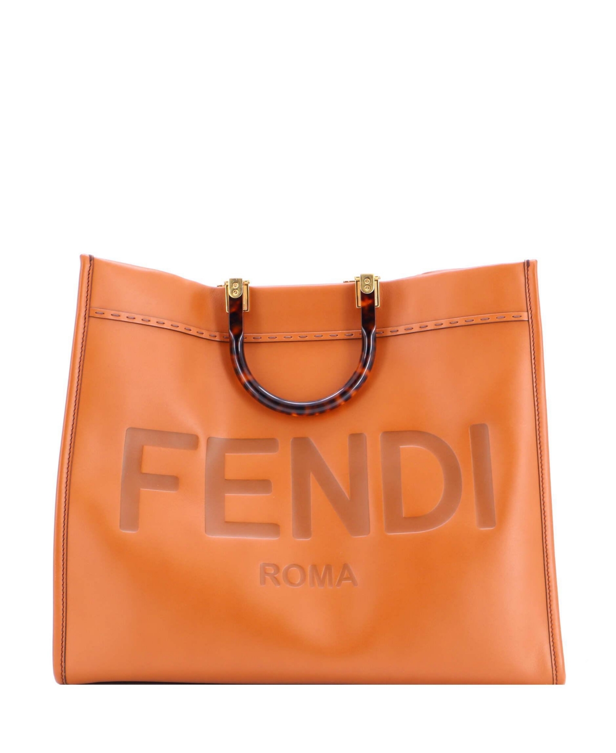 Click here for Pre-Owned Fendi Large Sunshine Shopper Tote Leathe... prices
