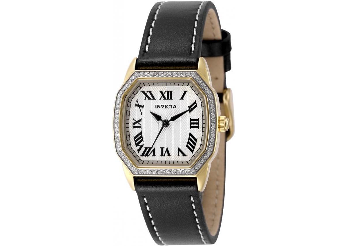 Click here for Invicta Womens Wildflower Quartz Dial Watch - Blac... prices