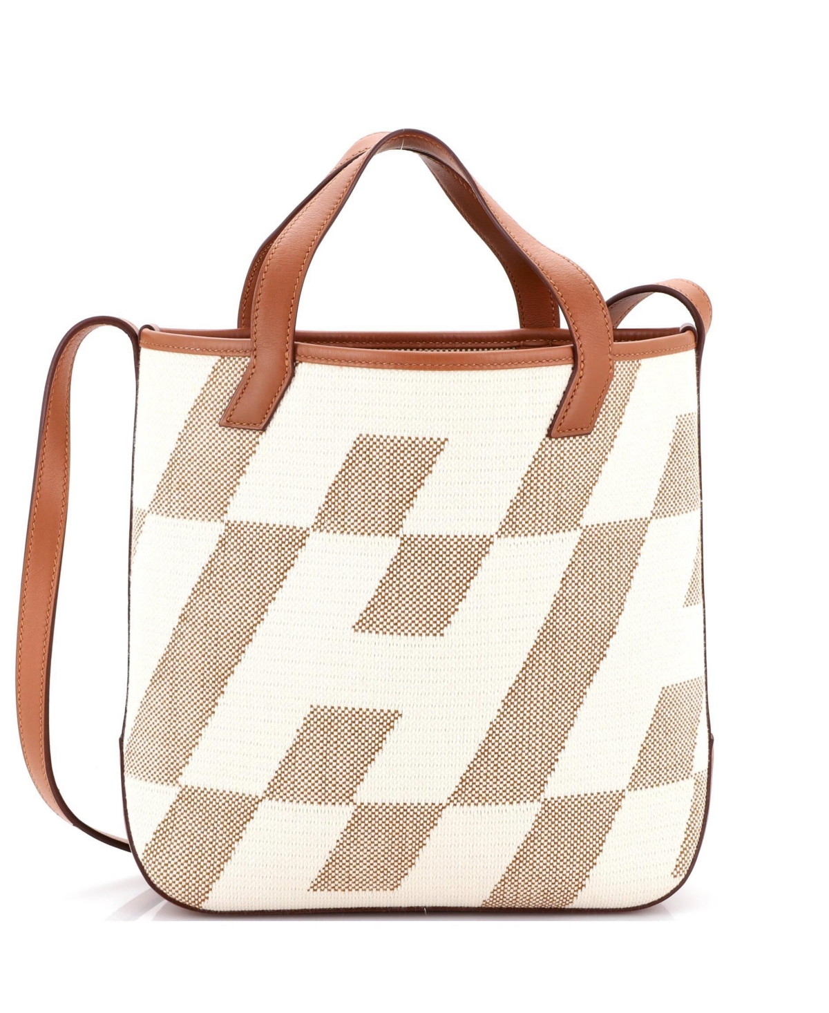 Click here for Pre-Owned HERMES 27 Cabas H en Biais Tote Canvas w... prices