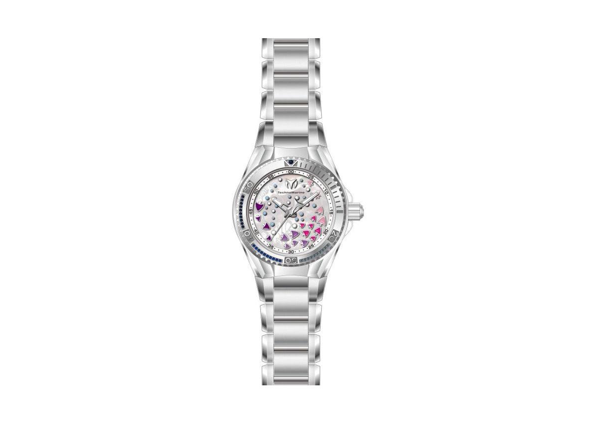 Click here for Technomarine Womens Cruise Quartz Dial Watch - Ste... prices