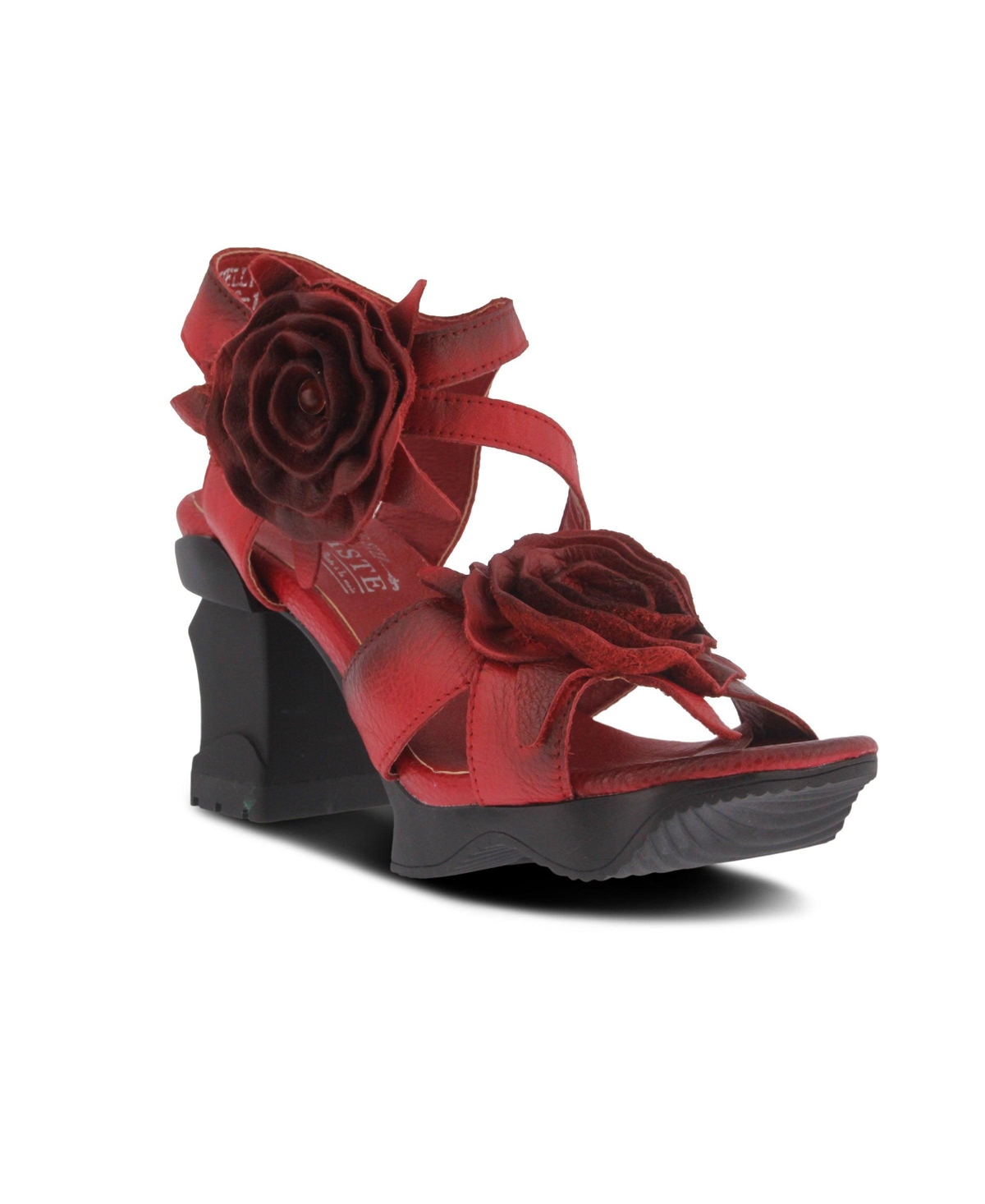 Click here for LArtiste Spring Step Shelly Ankle Strap Sandal wit... prices