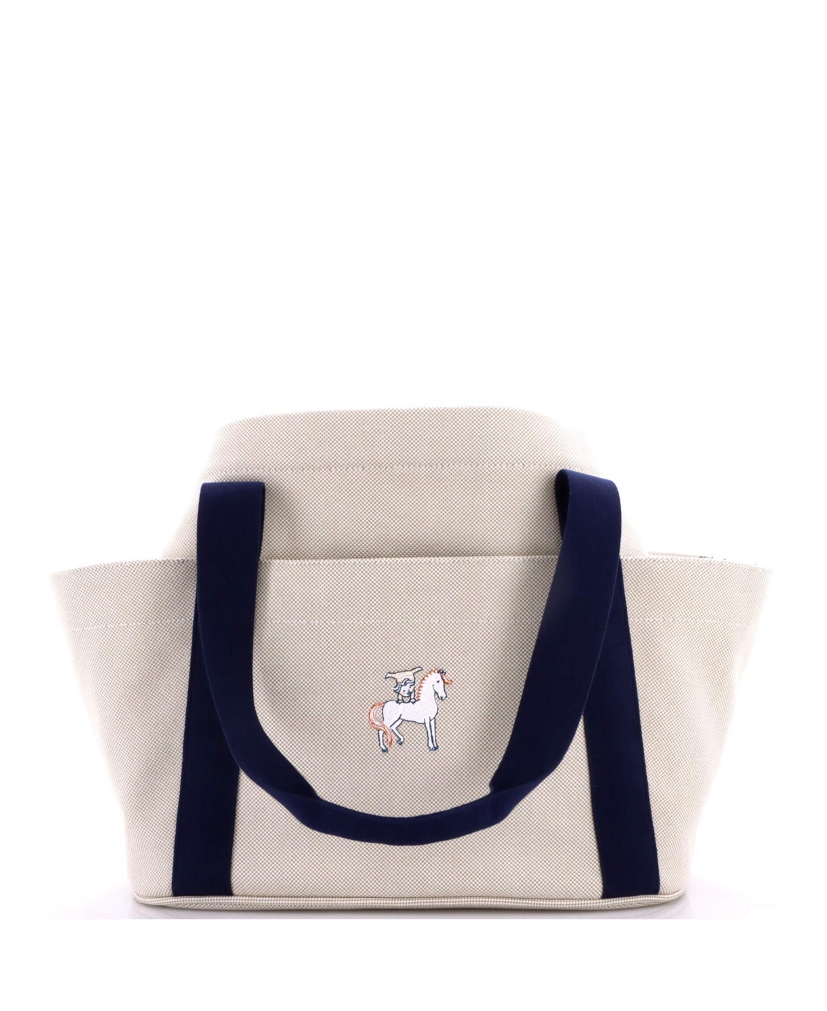 Click here for Pre-Owned HERMES Cabriole Nappy Tote Canvas - Natu... prices
