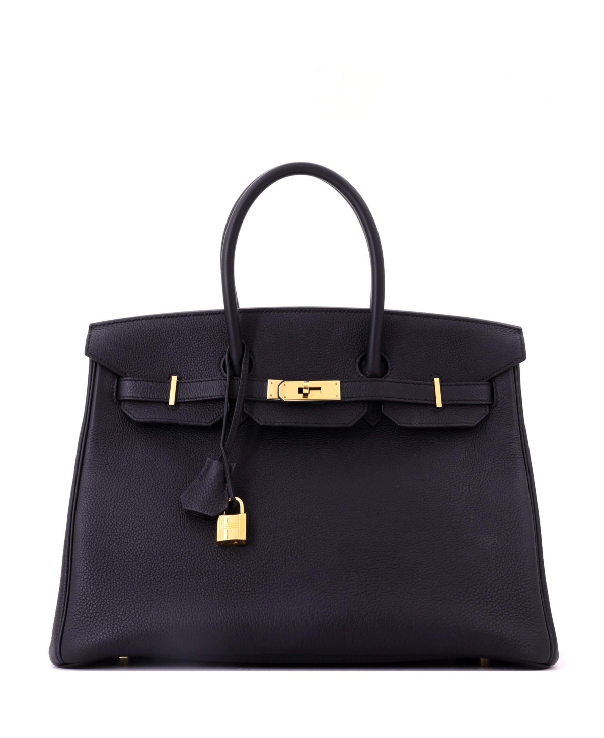 Click here for Pre-Owned HERMES Birkin 35 Handbag Black Togo with... prices