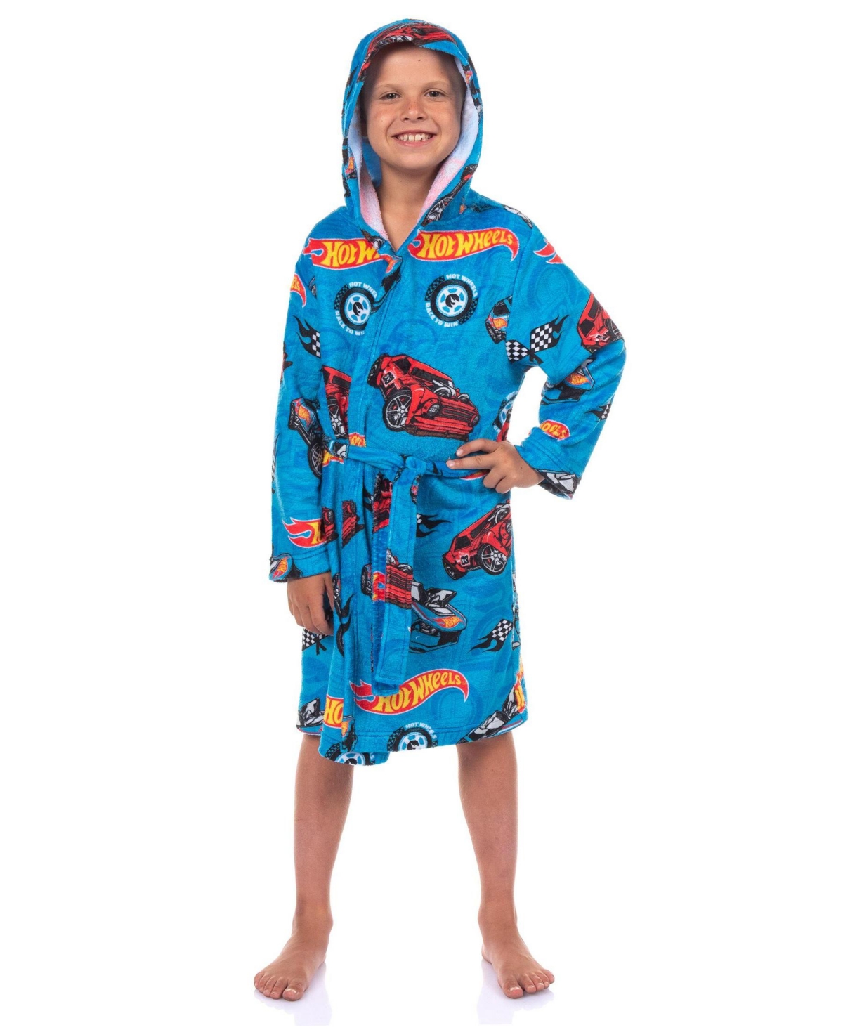 Click here for Hot Wheels Robe Boys 4- 16 Kids Soft Fleece Hooded... prices