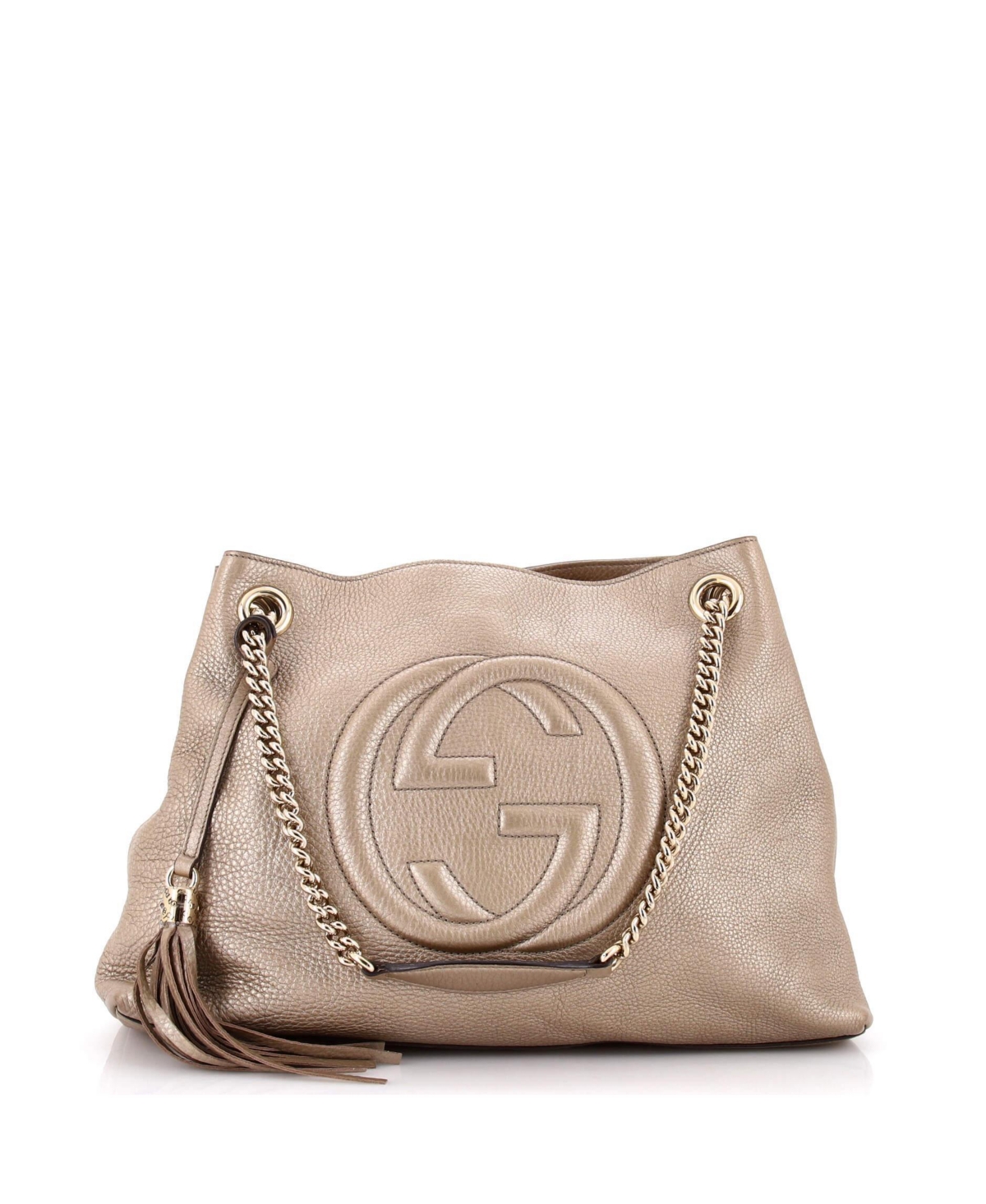 Click here for Pre-Owned Gucci Medium Soho Chain Strap Shoulder B... prices