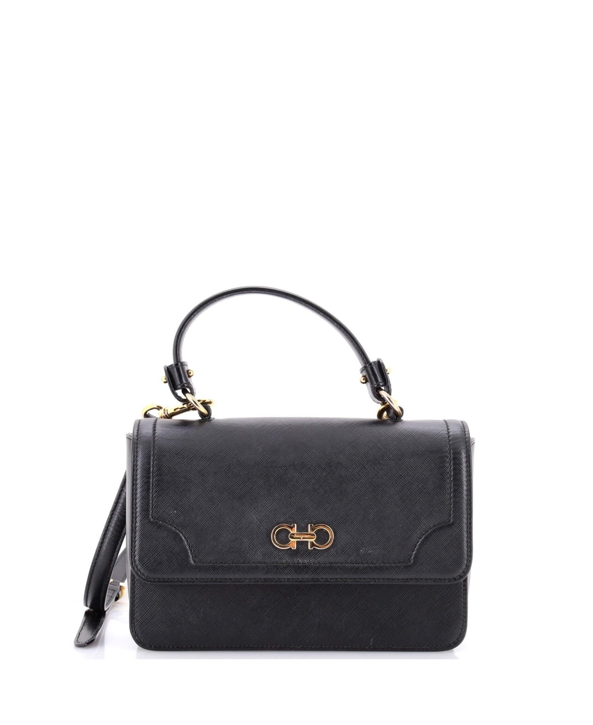Click here for Pre-Owned Salvatore Ferragamo Small Seila Top Hand... prices