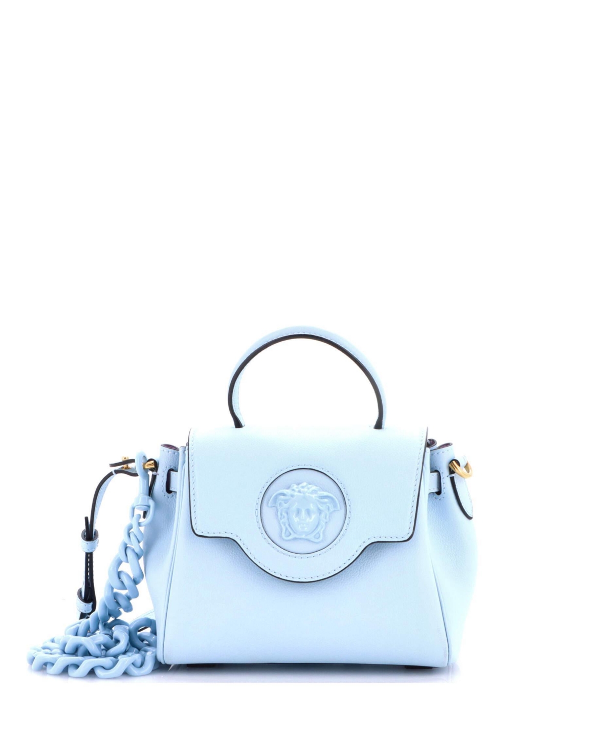 Click here for Pre-Owned Versace Small La Medusa Top Handle Bag L... prices