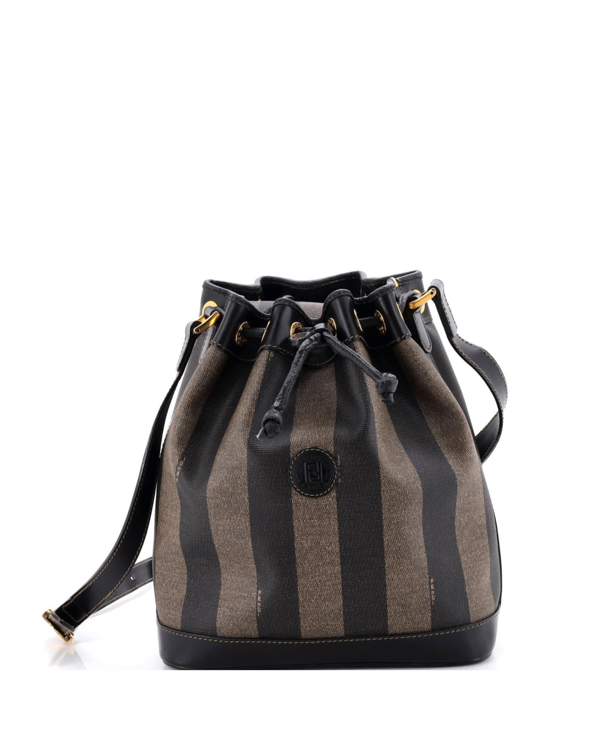 Click here for Pre-Owned Fendi Large Vintage Pequin Bucket Bag Co... prices
