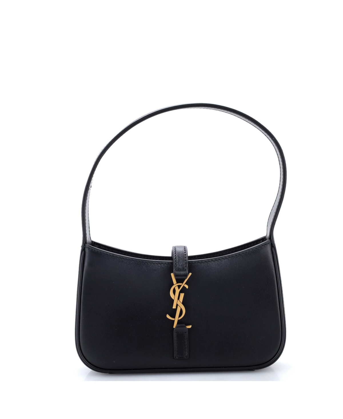 Click here for Pre-Owned Saint Laurent Mini Le 5 a 7 Hobo Leather... prices