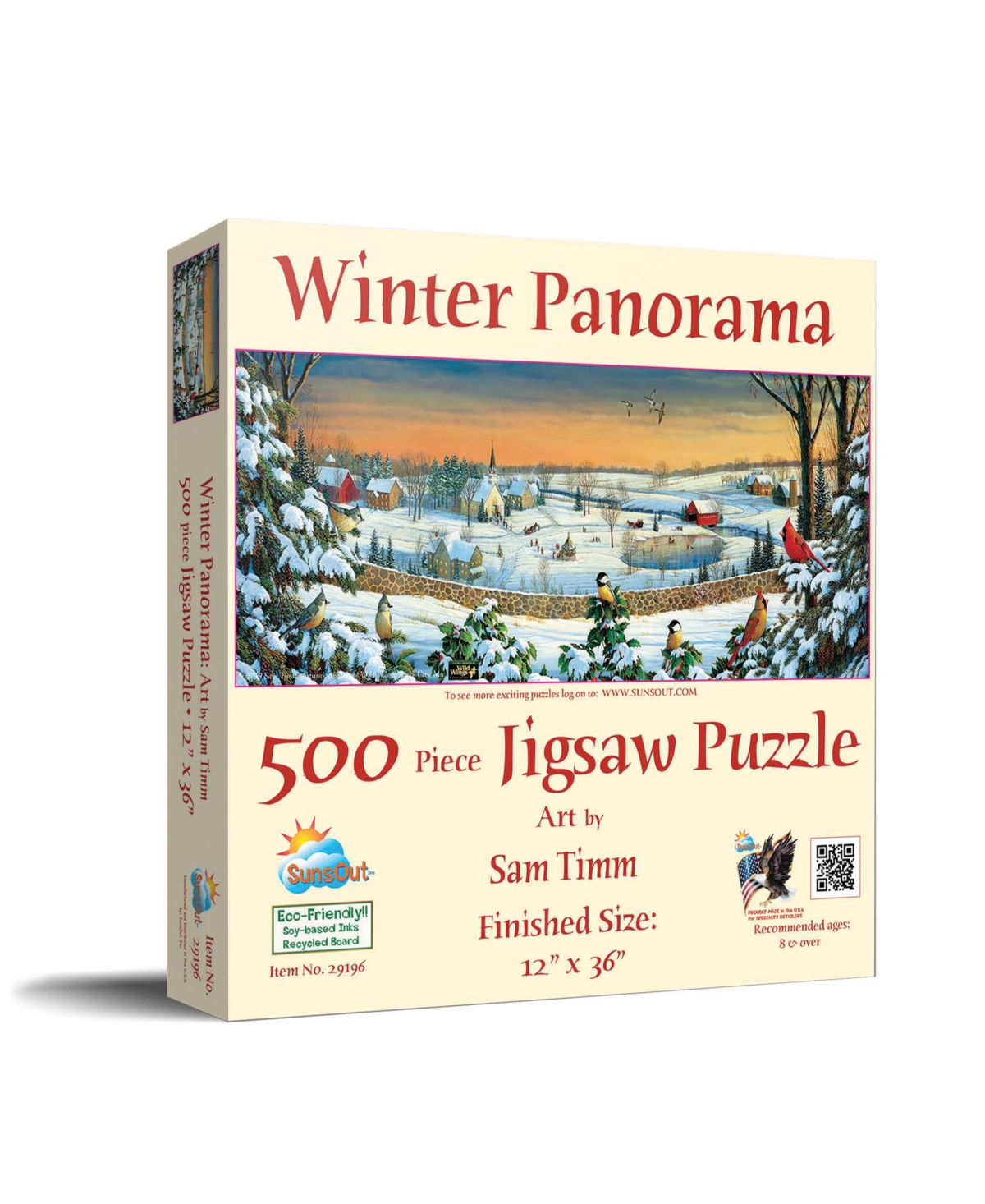 Click here for SunsOut Winter Panorama 500 piece Jigsaw Puzzle fo... prices