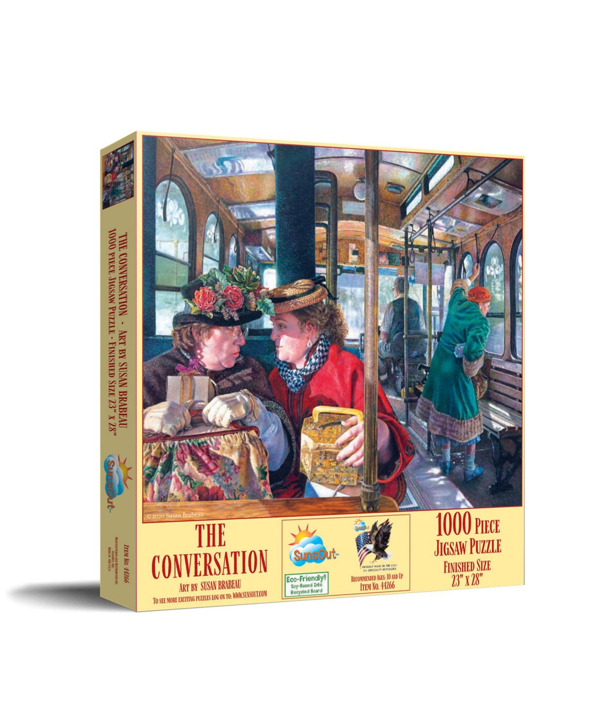 Click here for SunsOut The Conversation 1000-piece Jigsaw Puzzle... prices