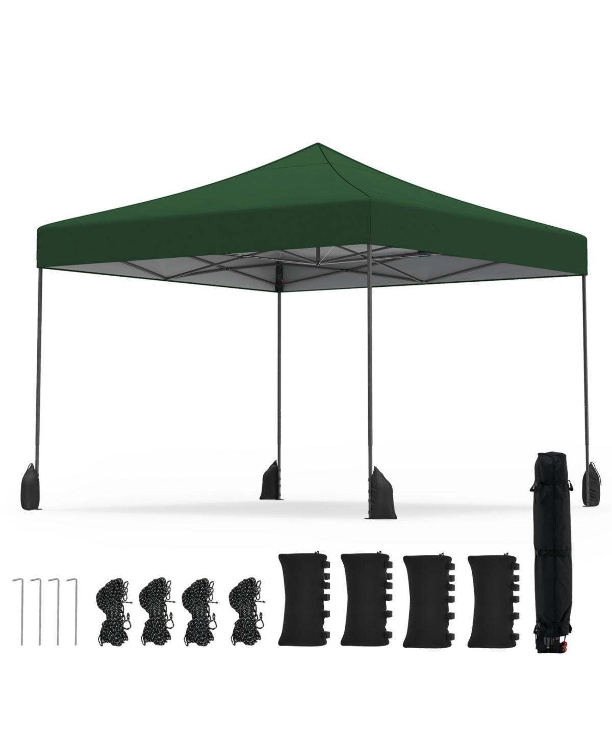 Click here for Sugift 9.5 x 9.5 ft Pop Up Canopy Tent with Adjust... prices