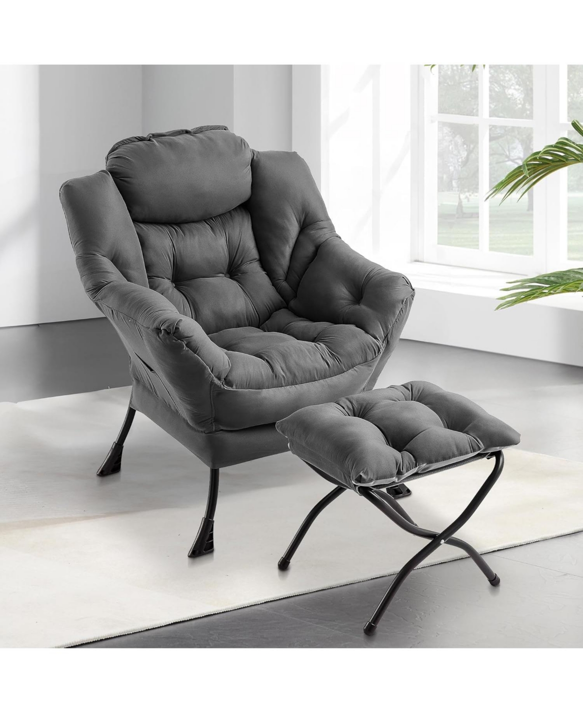 Click here for gaomon Lazy Chair Thick Padded with Wide Seat Loun... prices