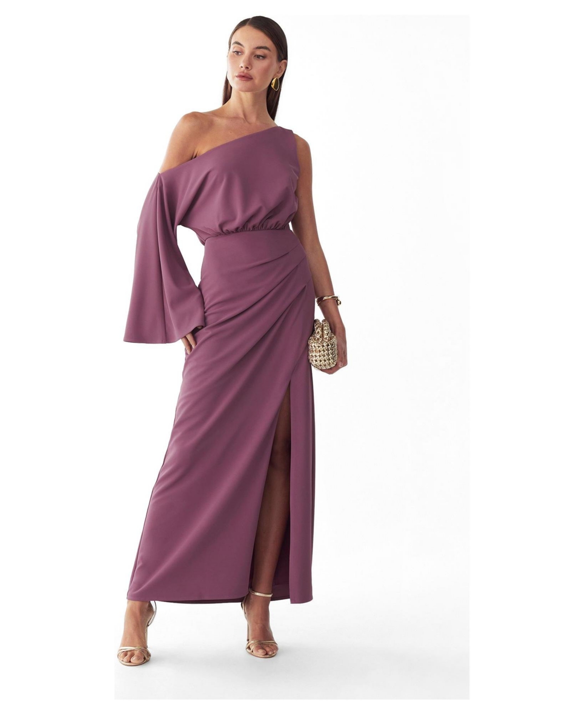 Click here for St Mrlo Womens Siera Maxi Dress - Mauve prices