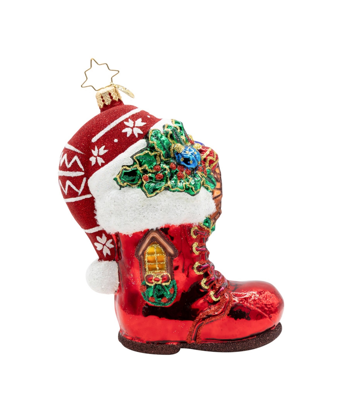 Click here for Christopher Radko 5.75 The Jolly Boot Inn Ornament... prices
