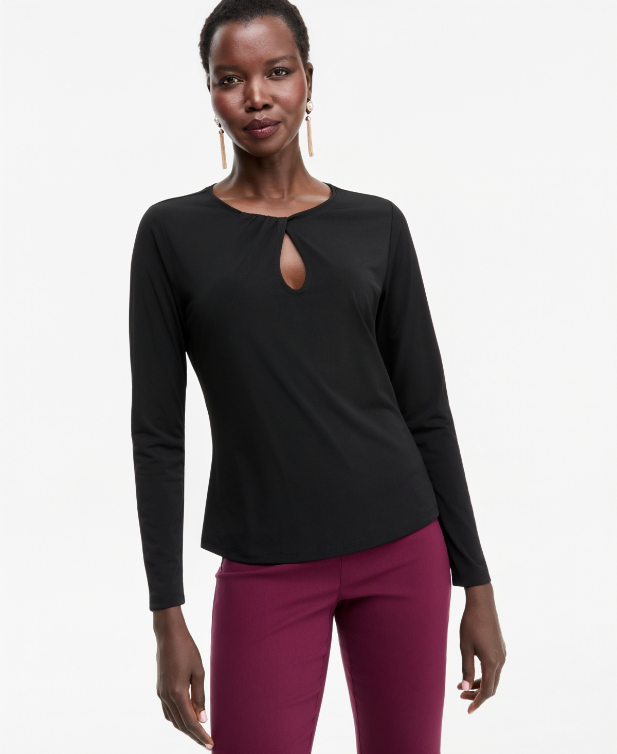 Click here for I.n.c. International Concepts Womens Long-Sleeve K... prices