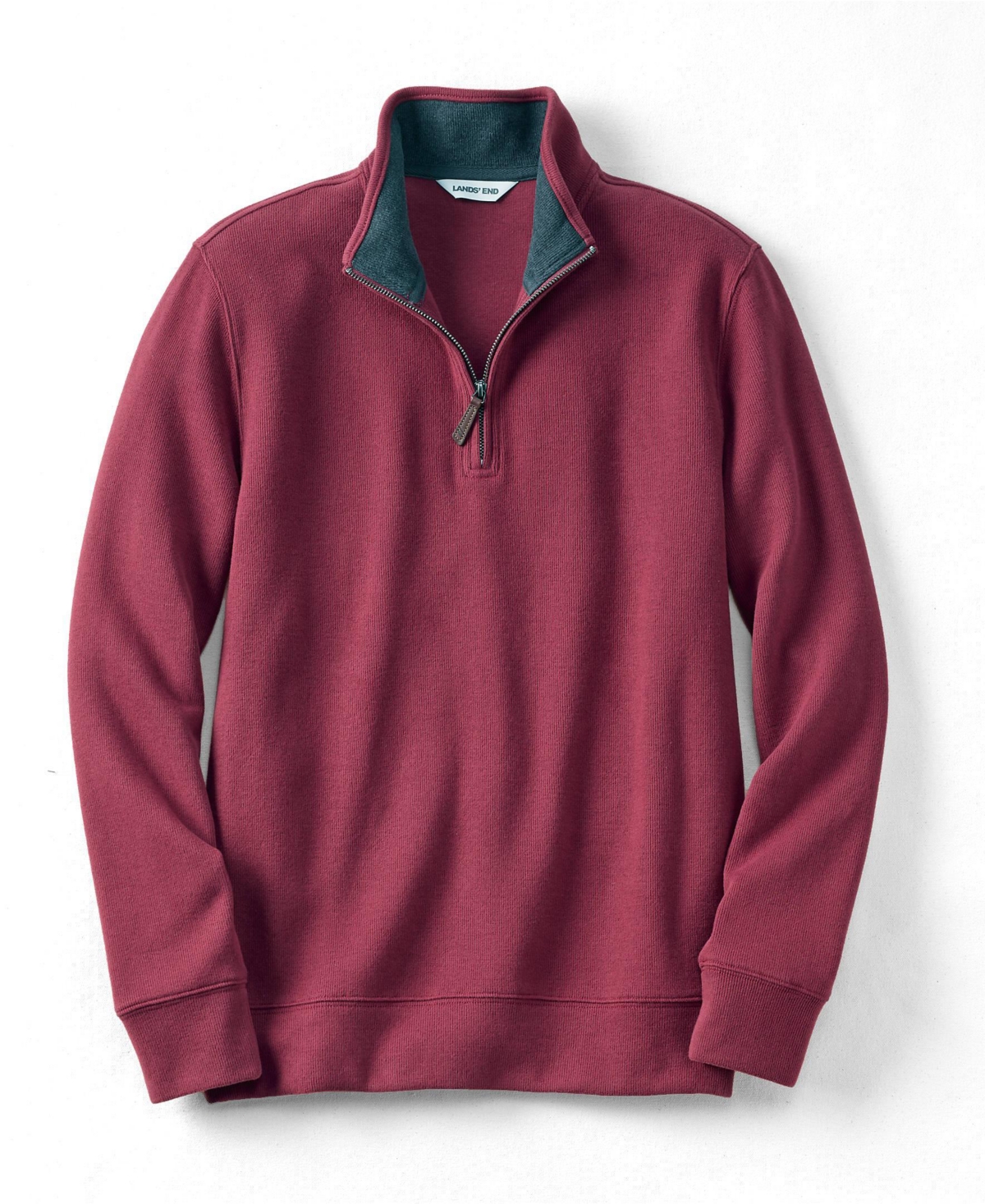 Click here for Lands End Big & Tall Bedford Rib Quarter Zip Sweat... prices