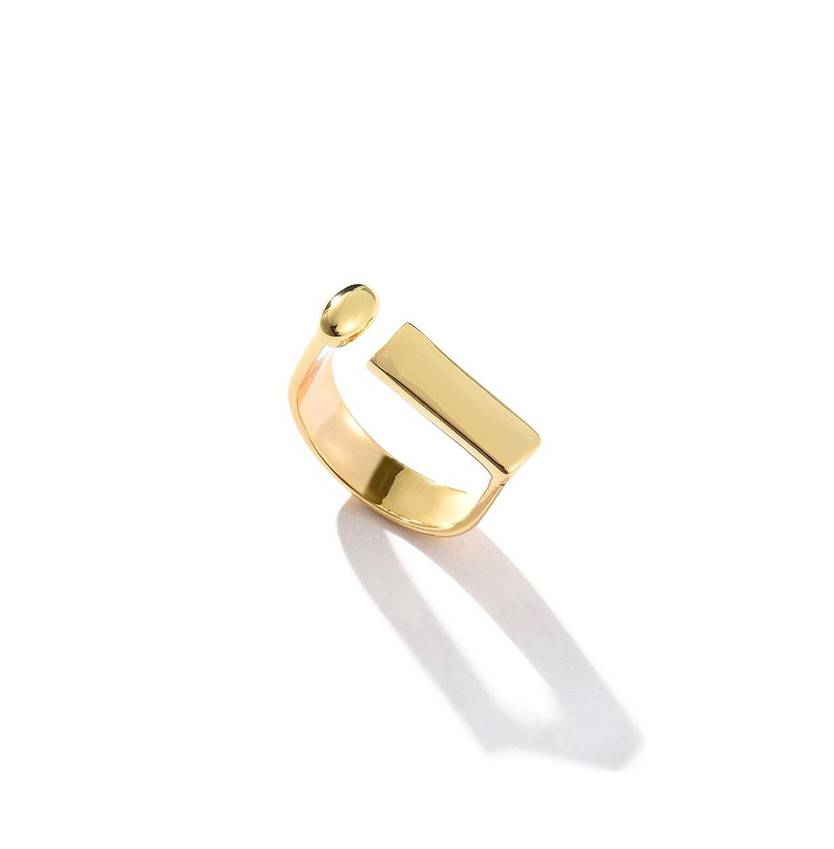 Click here for Sohi Womens Gold Minimal Bar Ring - Gold prices