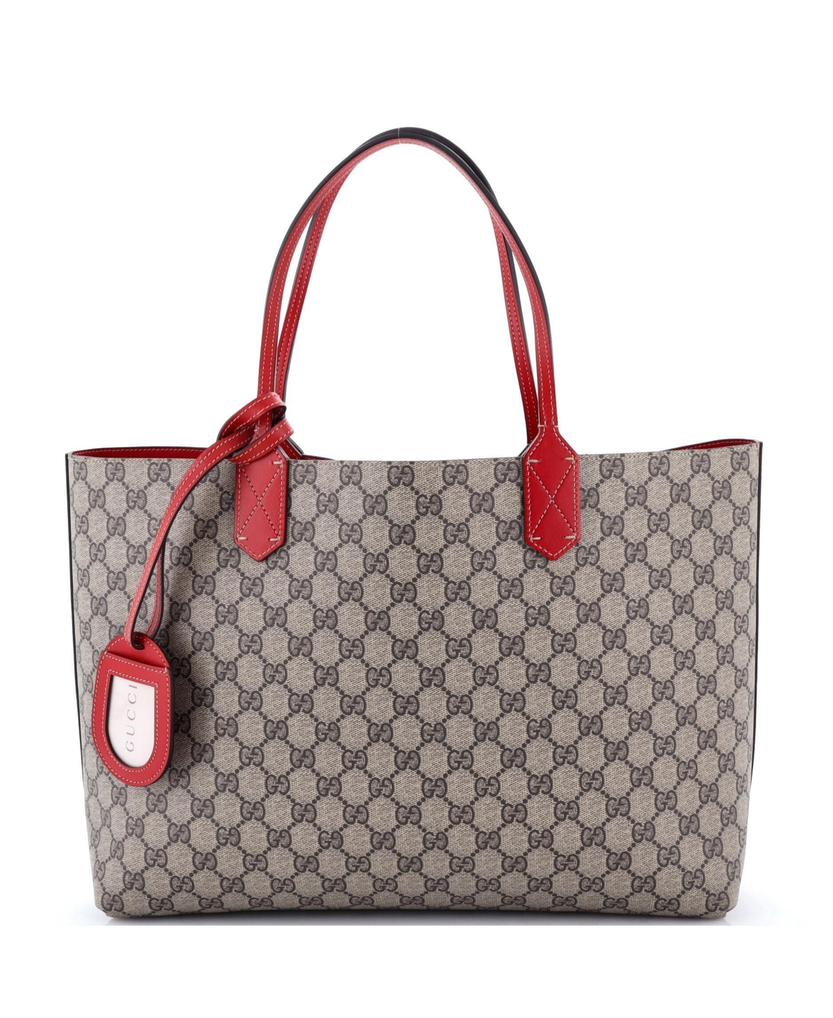 Click here for Pre-Owned Gucci Medium Reversible Tote Gg Coated C... prices