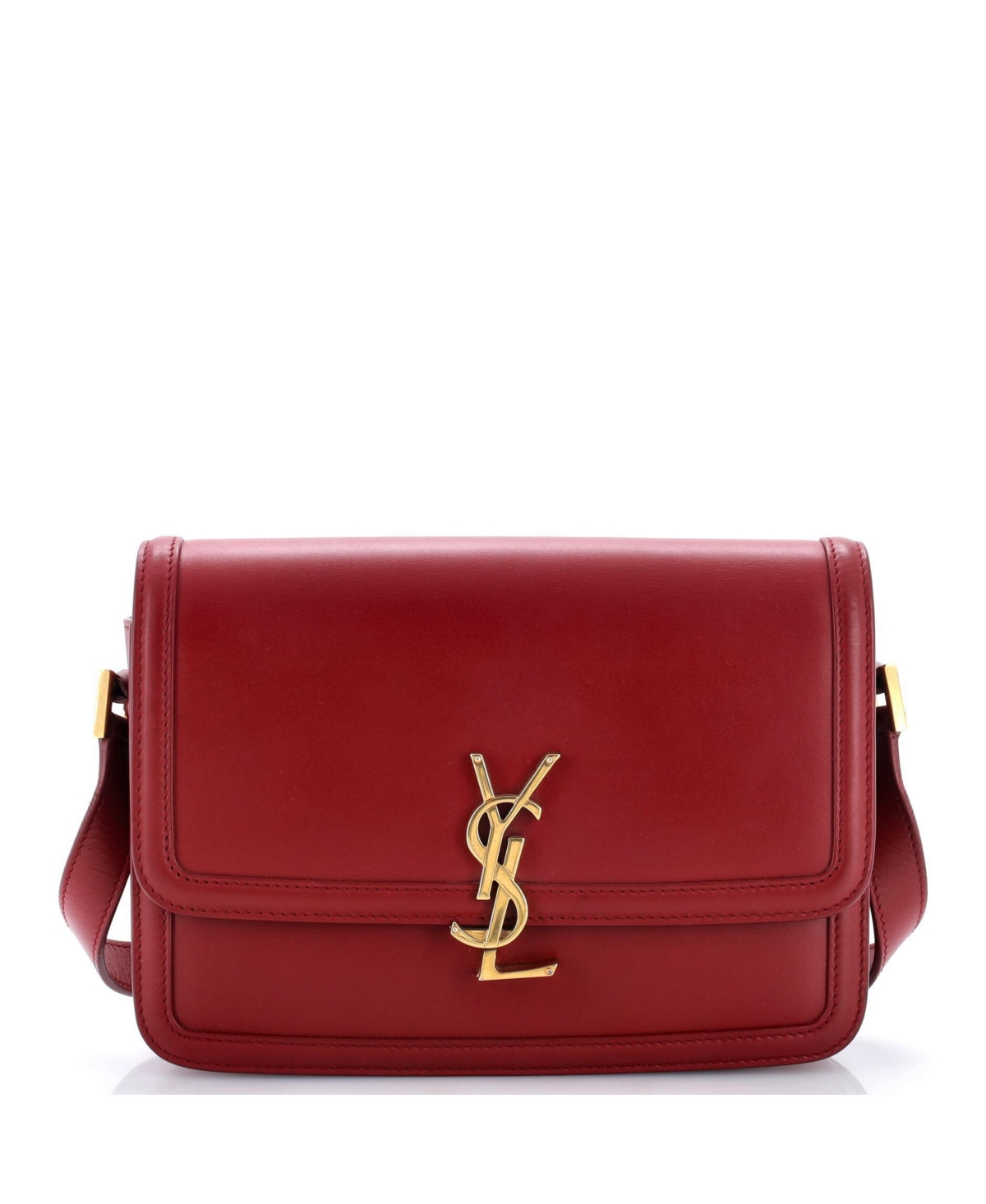 Click here for Pre-Owned Saint Laurent Medium Solferino Bag Leath... prices