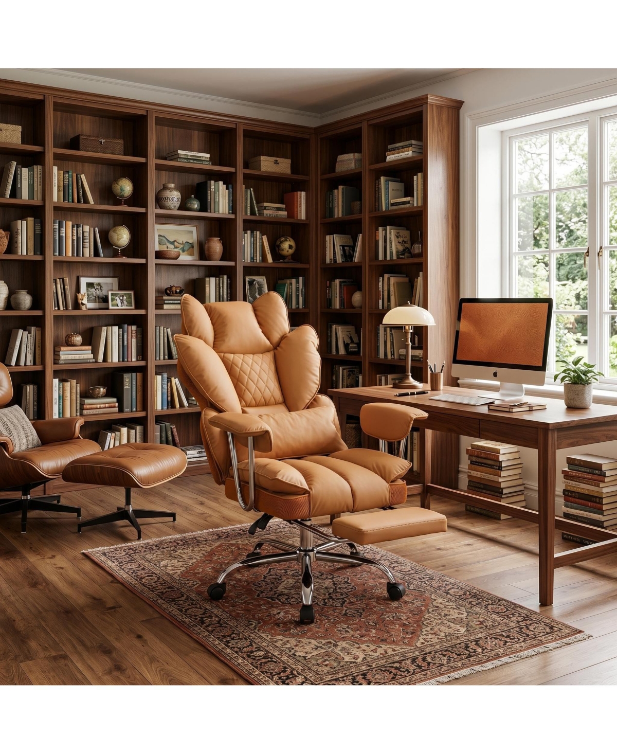 Click here for homfan 350 lb Big and Tall Office Chair with Foot... prices