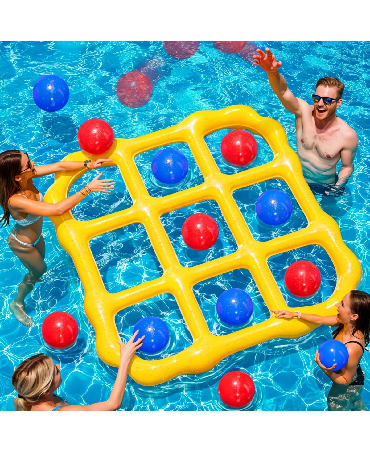 Click here for Gnuadz 10 Balls Giant Inflatable Tic Tac Toe Pool... prices