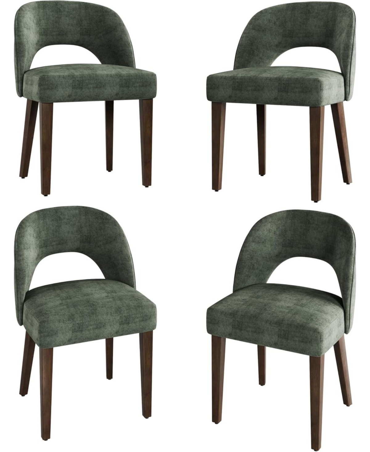 Click here for gaomon Modern Dining Chairs Set of 4  Plush Chenil... prices