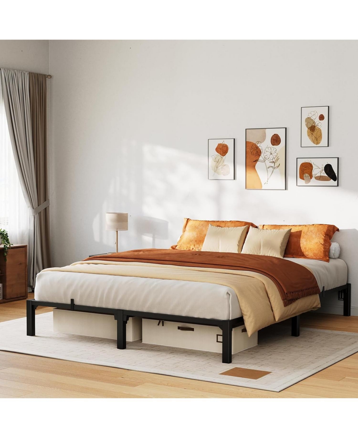 Click here for gaomon Bed Frame 10 Inch Metal Platform No Screws... prices