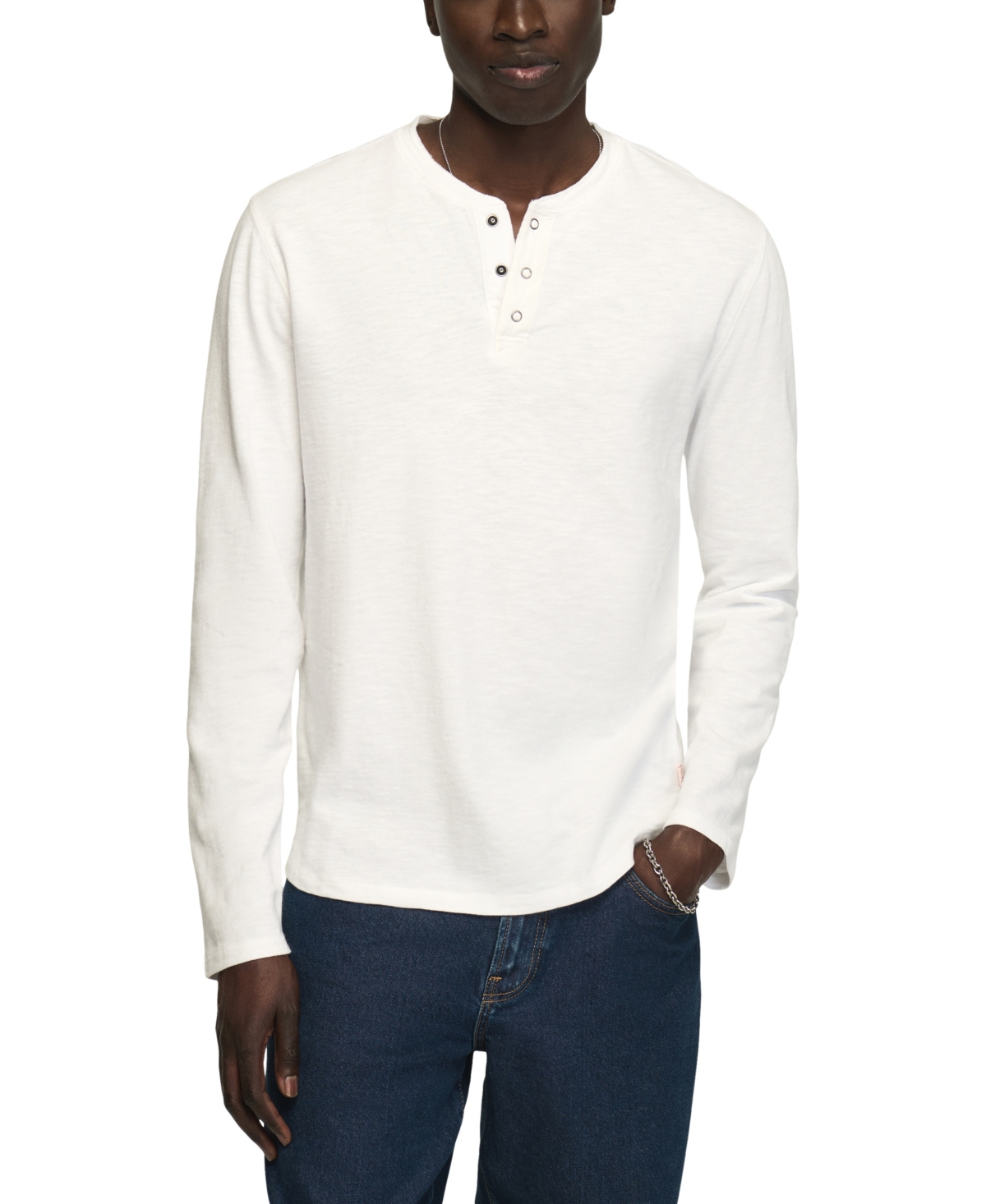 Click here for Lucky Brand Mens Long-Sleeve Weekend Slub Henley T... prices