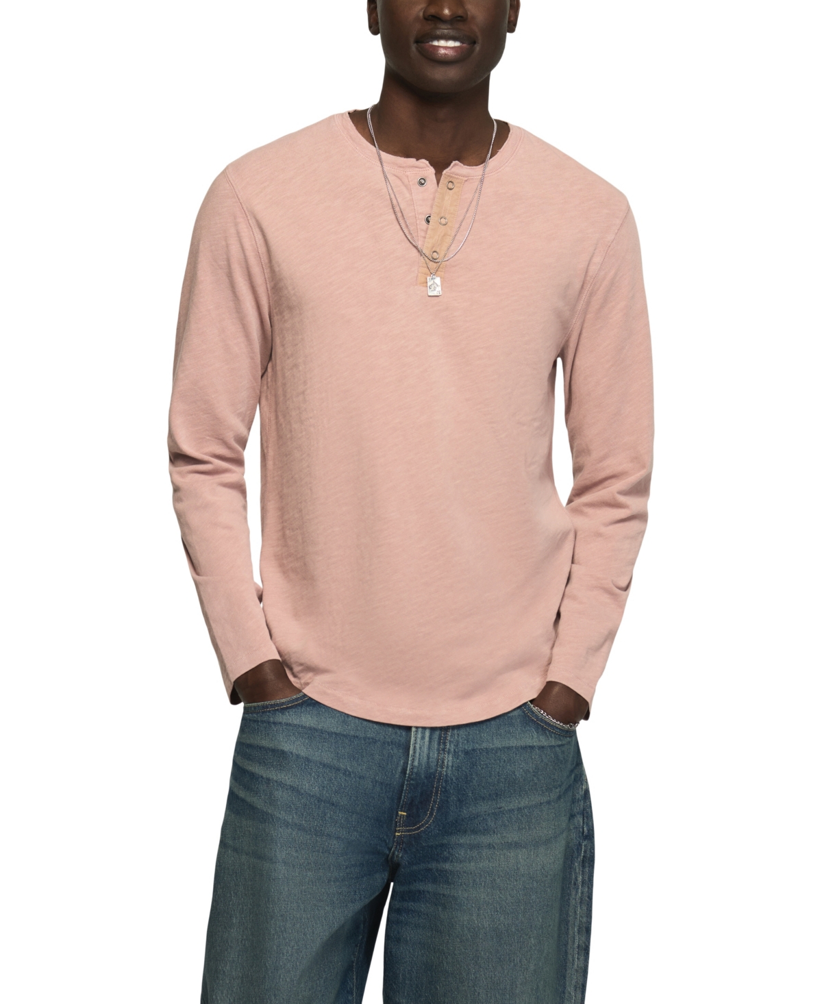 Click here for Lucky Brand Mens Long-Sleeve Weekend Slub Henley T... prices