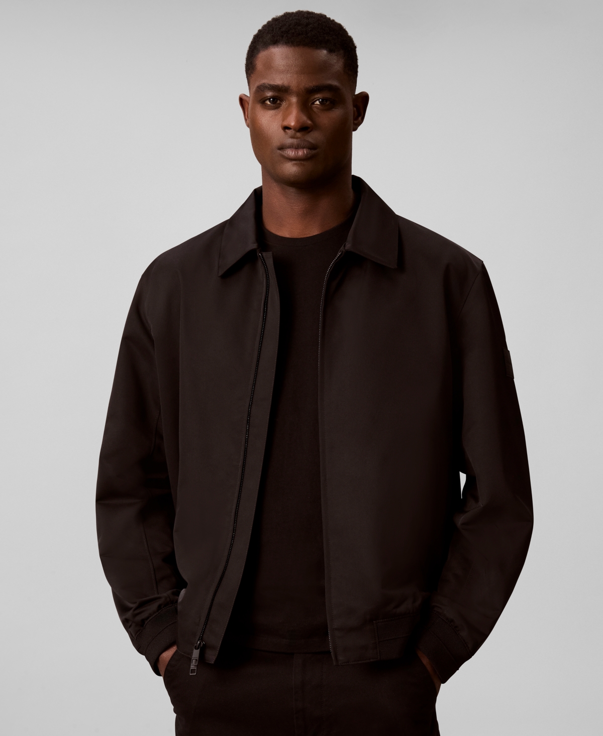 Click here for Calvin Klein Mens Tech Nylon Blouson Classic-Fit S... prices