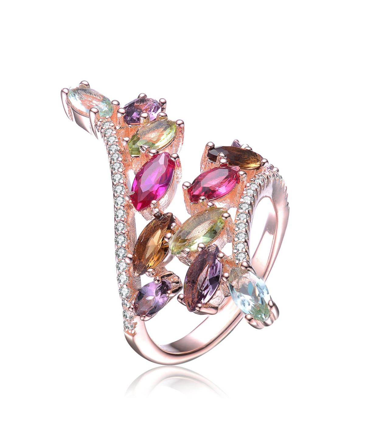 Click here for Sterling Silver with Rose Gold Plated Shades of Re... prices