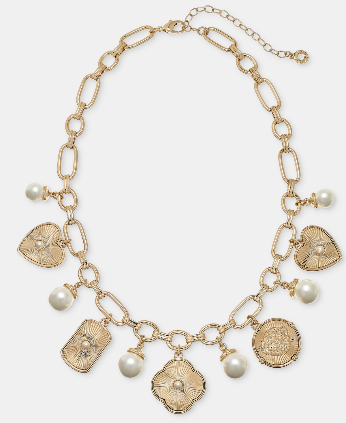 Click here for Anne Klein Imitation Pearl Shaky Charm Statement N... prices