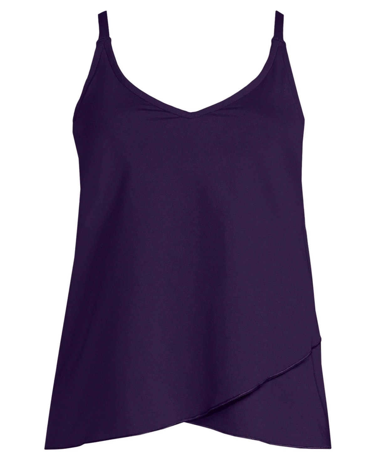 Click here for Lands End Womens Dd-Cup Tulip Hem Tankini Top - Bl... prices