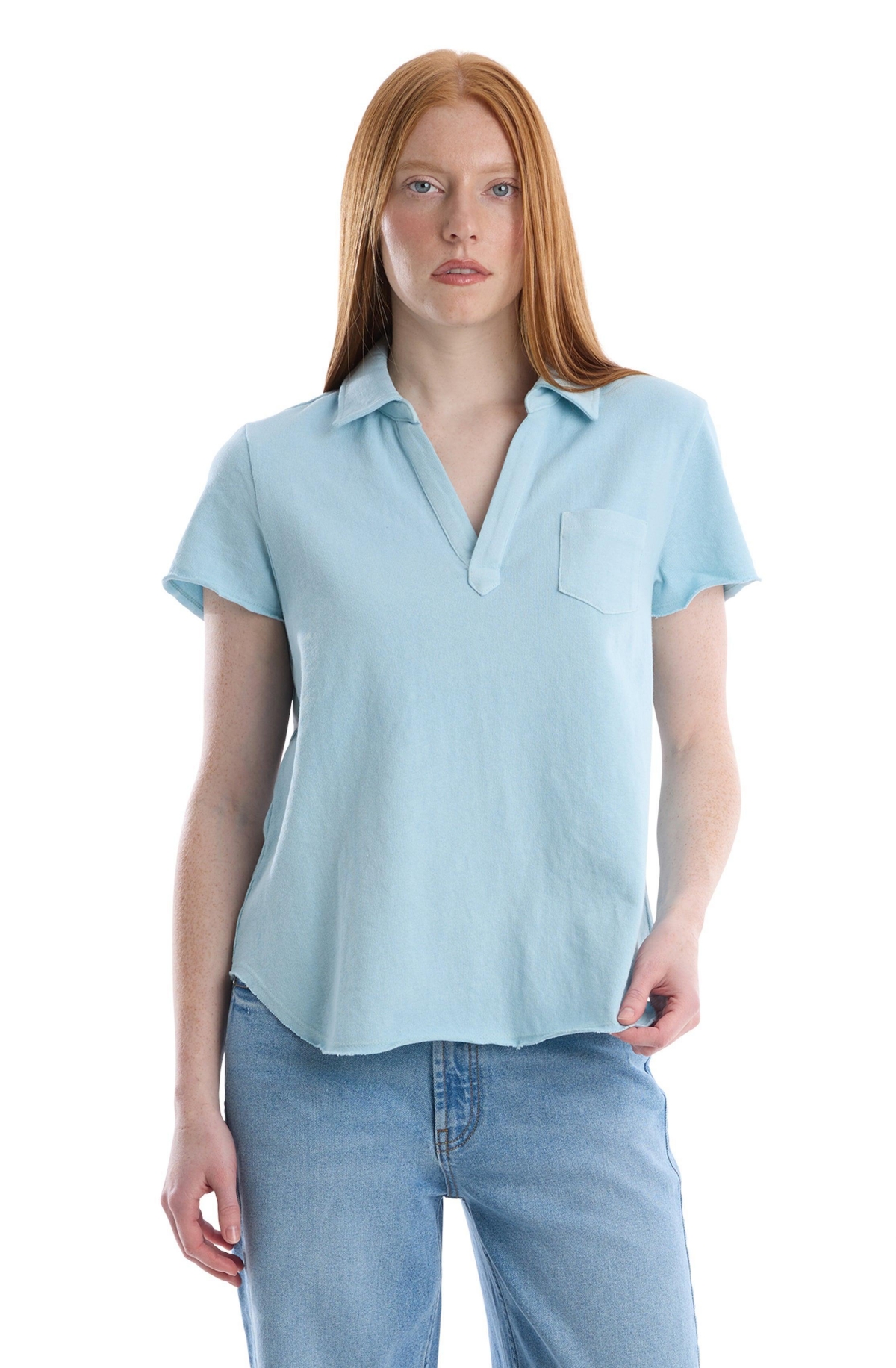 Click here for Wilt Womens Clothing Chest Pocket Polo Tee - Coryd... prices