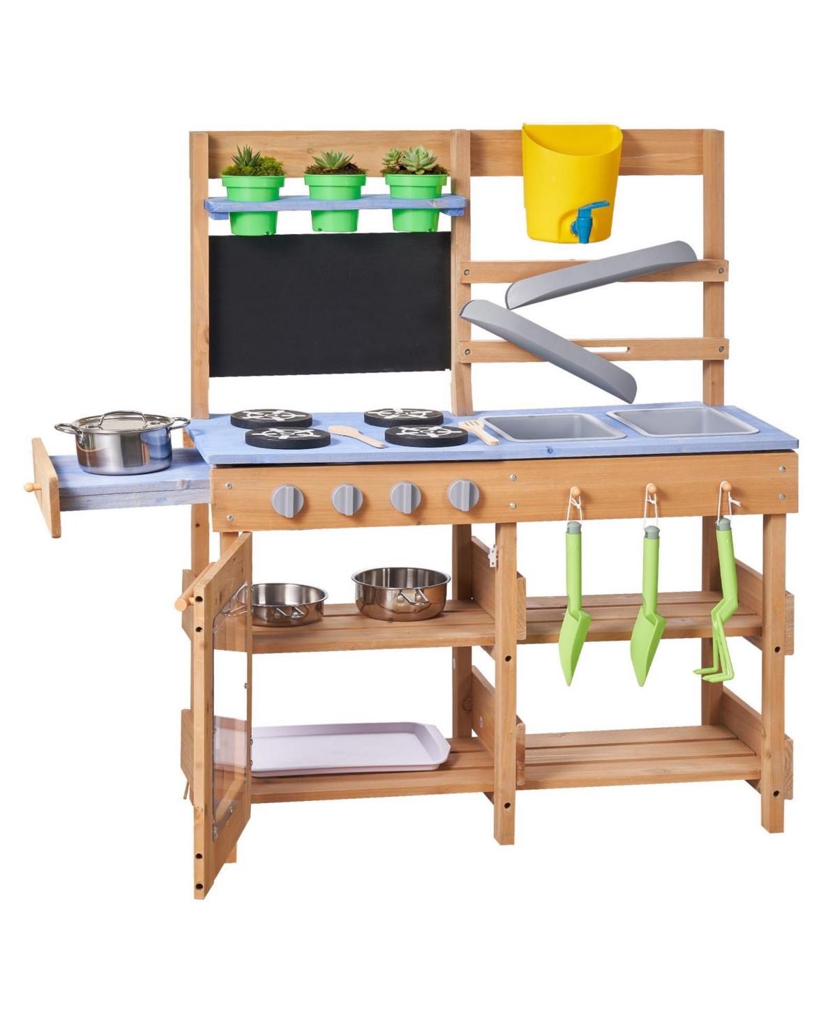 Click here for Mecale Kids Outdoor Mud Kitchen  Wooden Play Kitch... prices