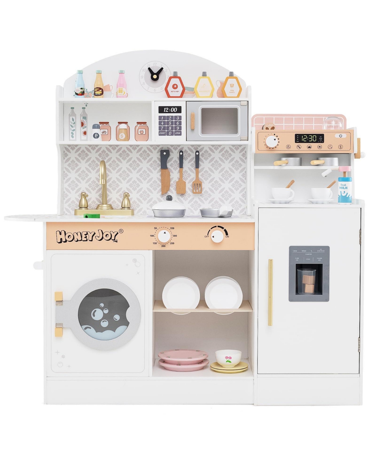 Click here for Mecale Kids Kitchen Set Wooden With Coffee Makers... prices