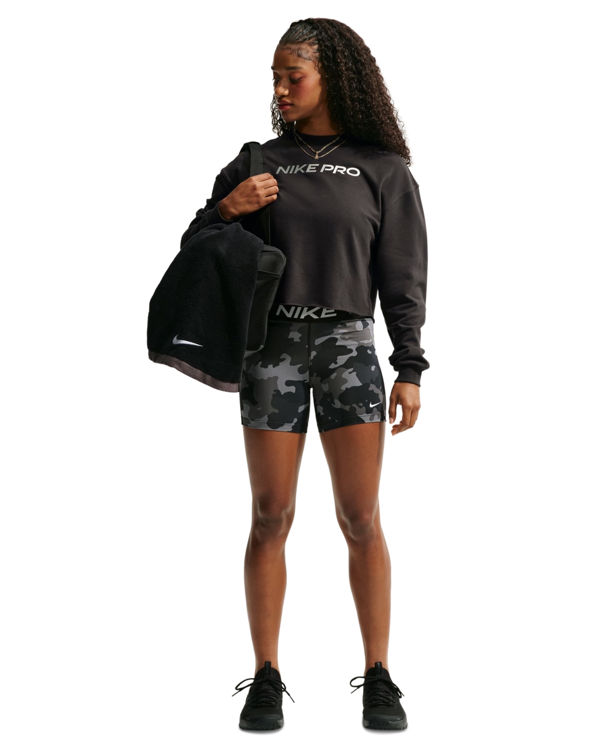 Click here for Nike Pro Womens Dri-fit Crewneck Long-Sleeve Top -... prices