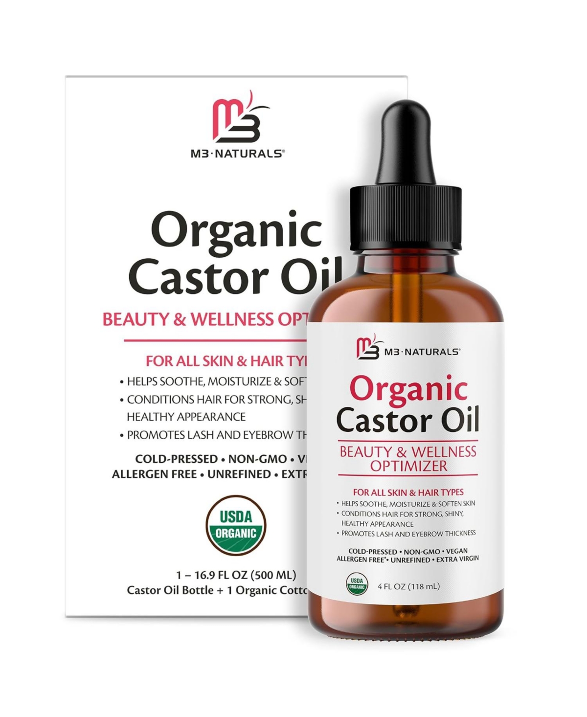 Click here for M3 Naturals Castor Oil Liquid 4 Fluid Ounce prices