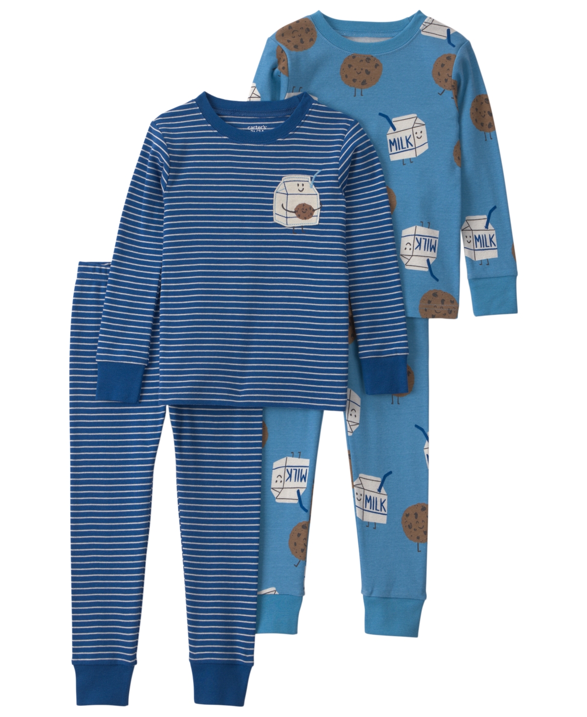 Click here for Carters Toddler Boys 2T-5T Milk & Cookies Snug Fit... prices