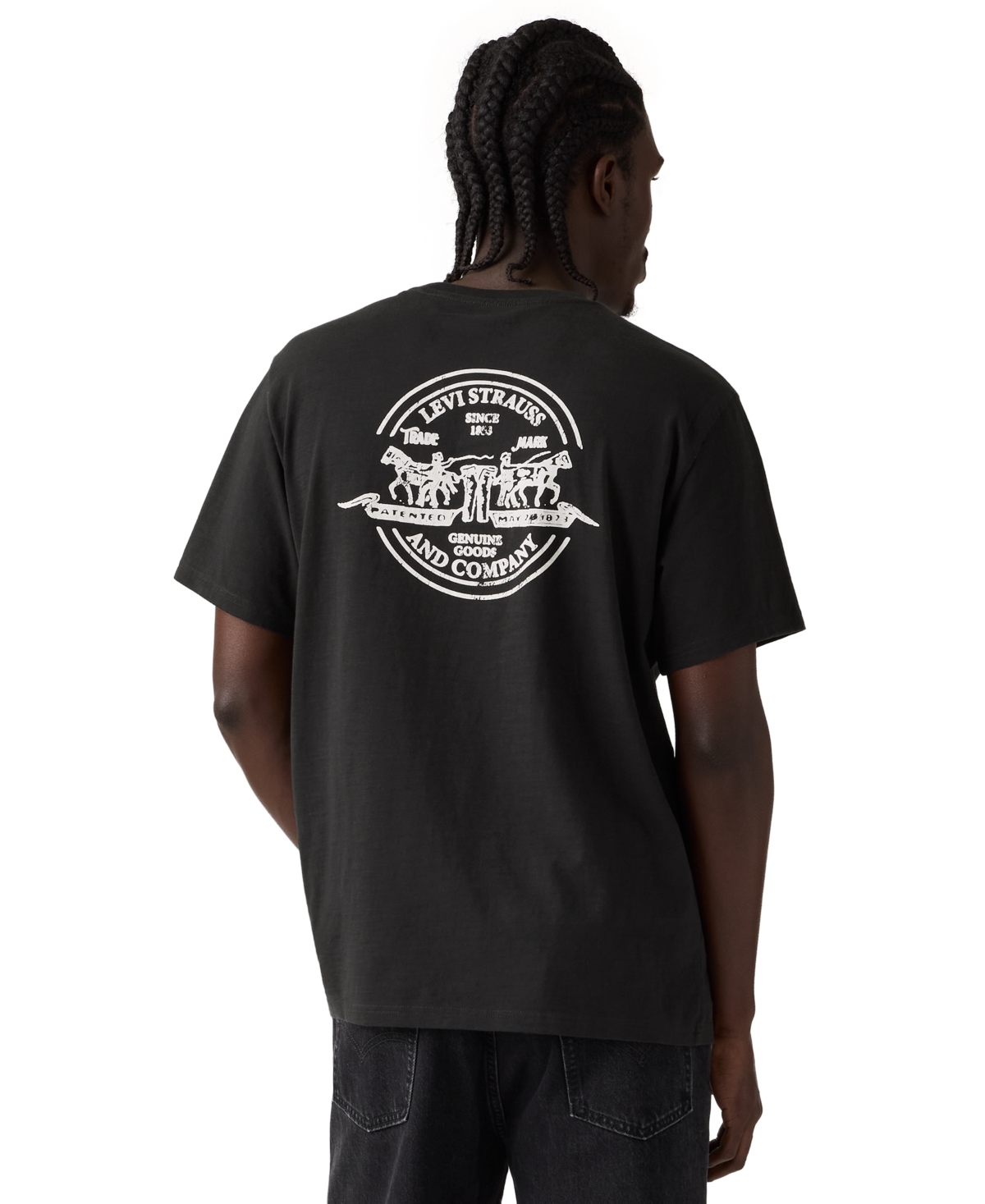 Click here for Levis Mens Signature Graphic T-Shirt - Black prices