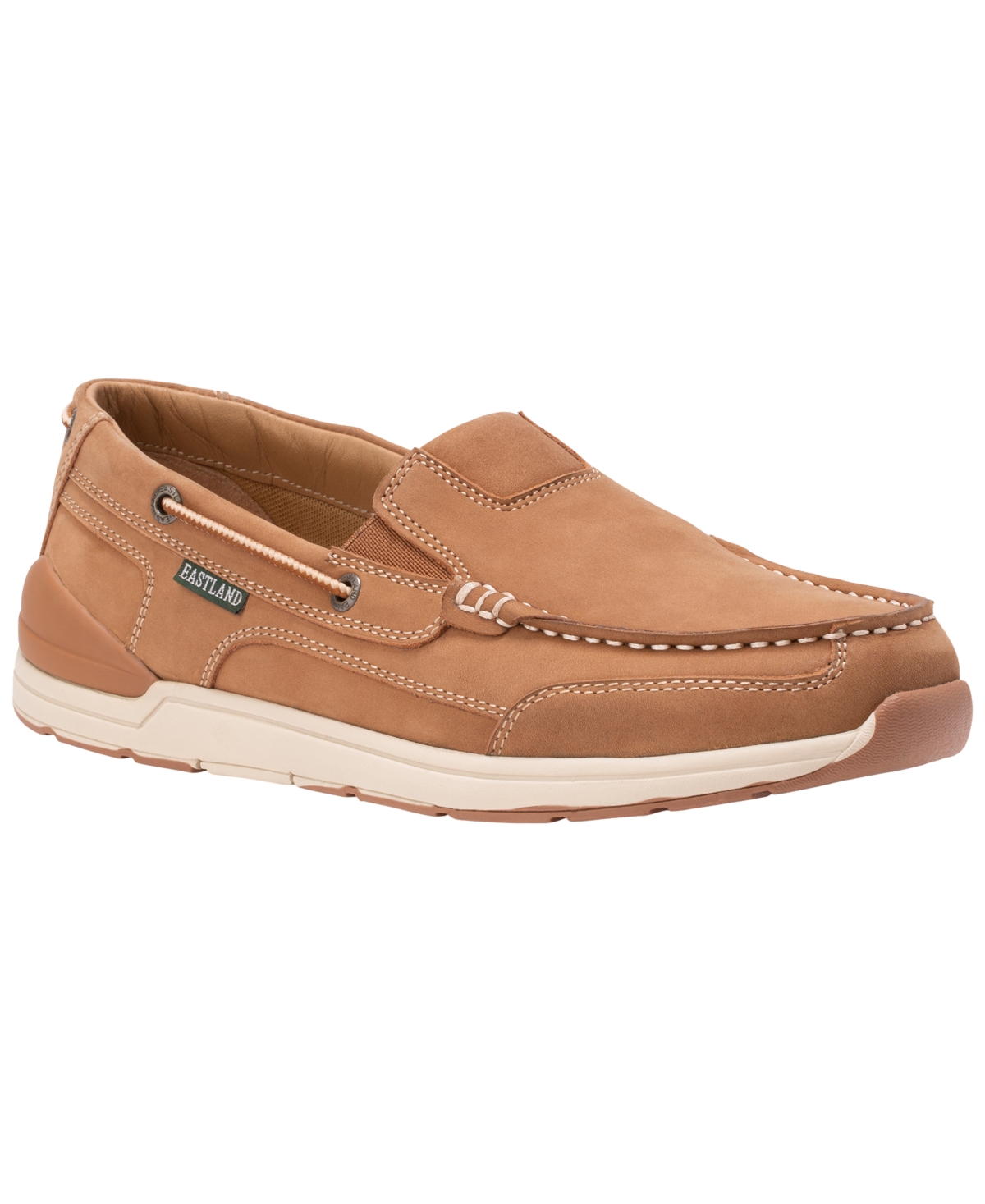 Click here for Eastland Shoe Mens Thames Boat Shoes - Tan prices