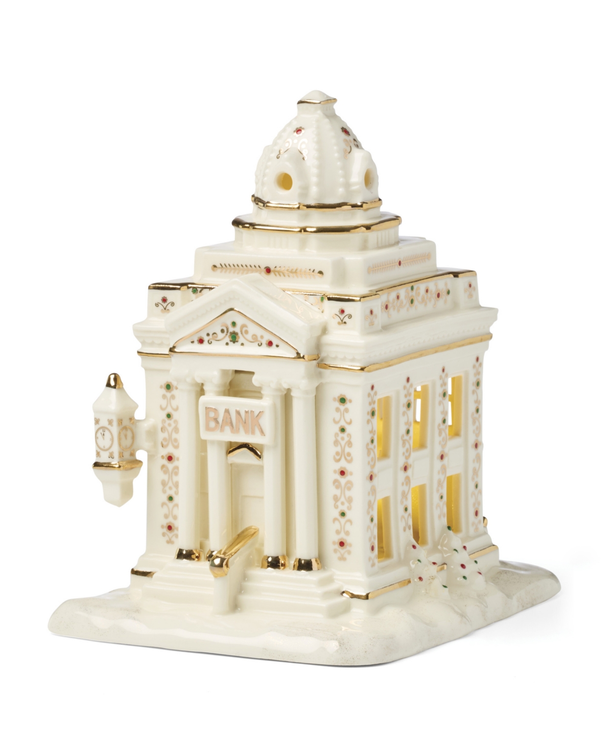 Click here for Lenox Mistletoe Park Bank Lit Figurine - Ivory prices