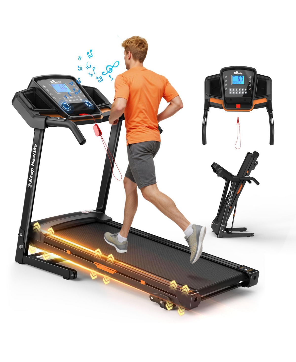 Click here for Everyfun Folding Treadmill with 2.5HP Quiet Motor... prices