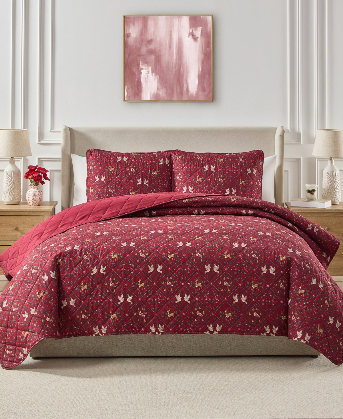 Click here for Seventh Studio Winter Diamond 2-Piece Quilt Set  T... prices