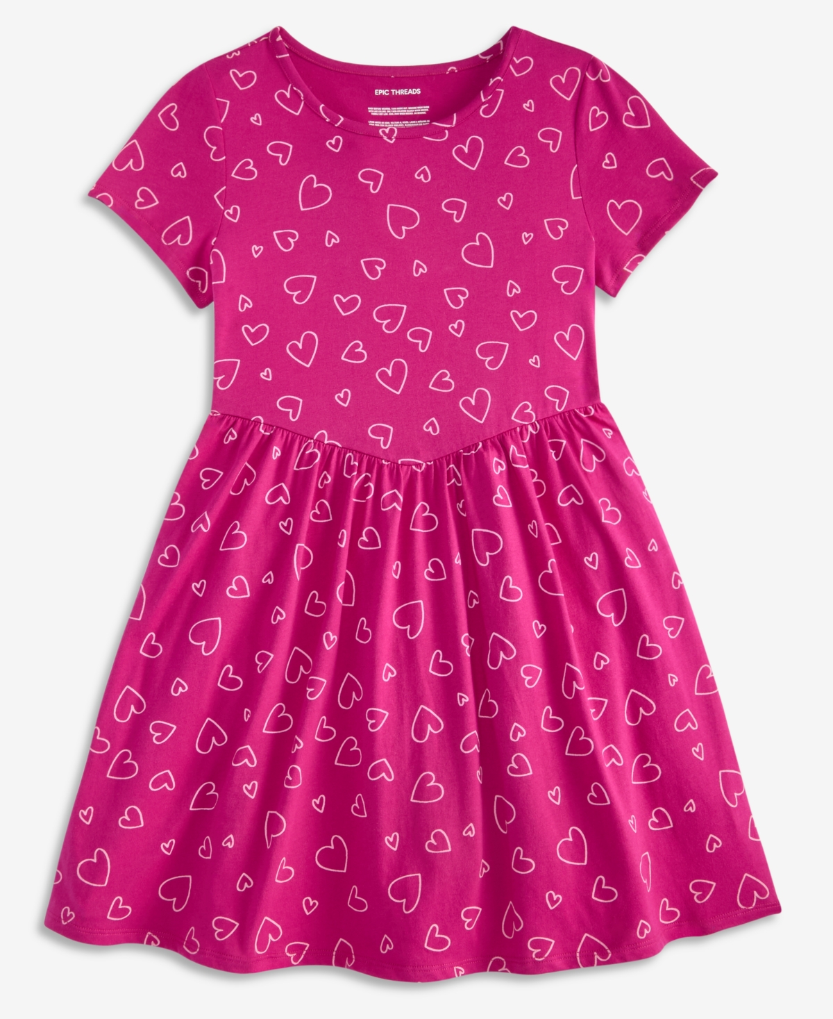 Click here for Epic Threads Girls Xs-xl Heart Toss Printed Cotton... prices
