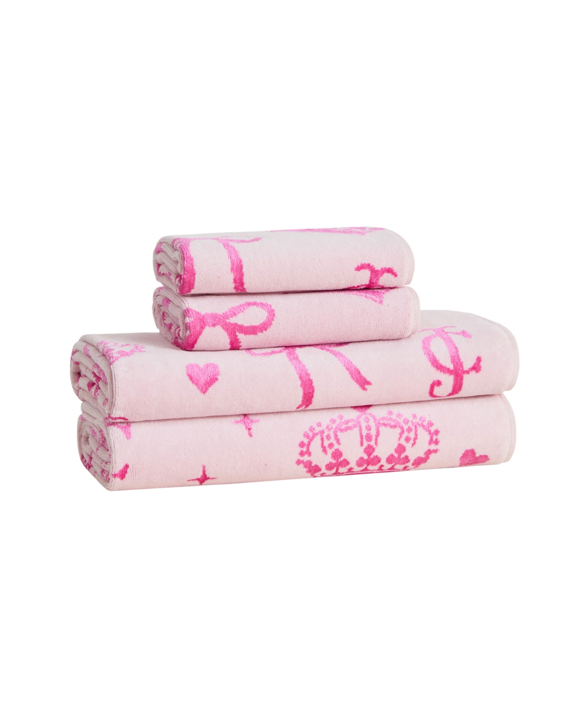 Click here for Juicy Couture Printed Jacquard Cotton 4-Piece Bath... prices