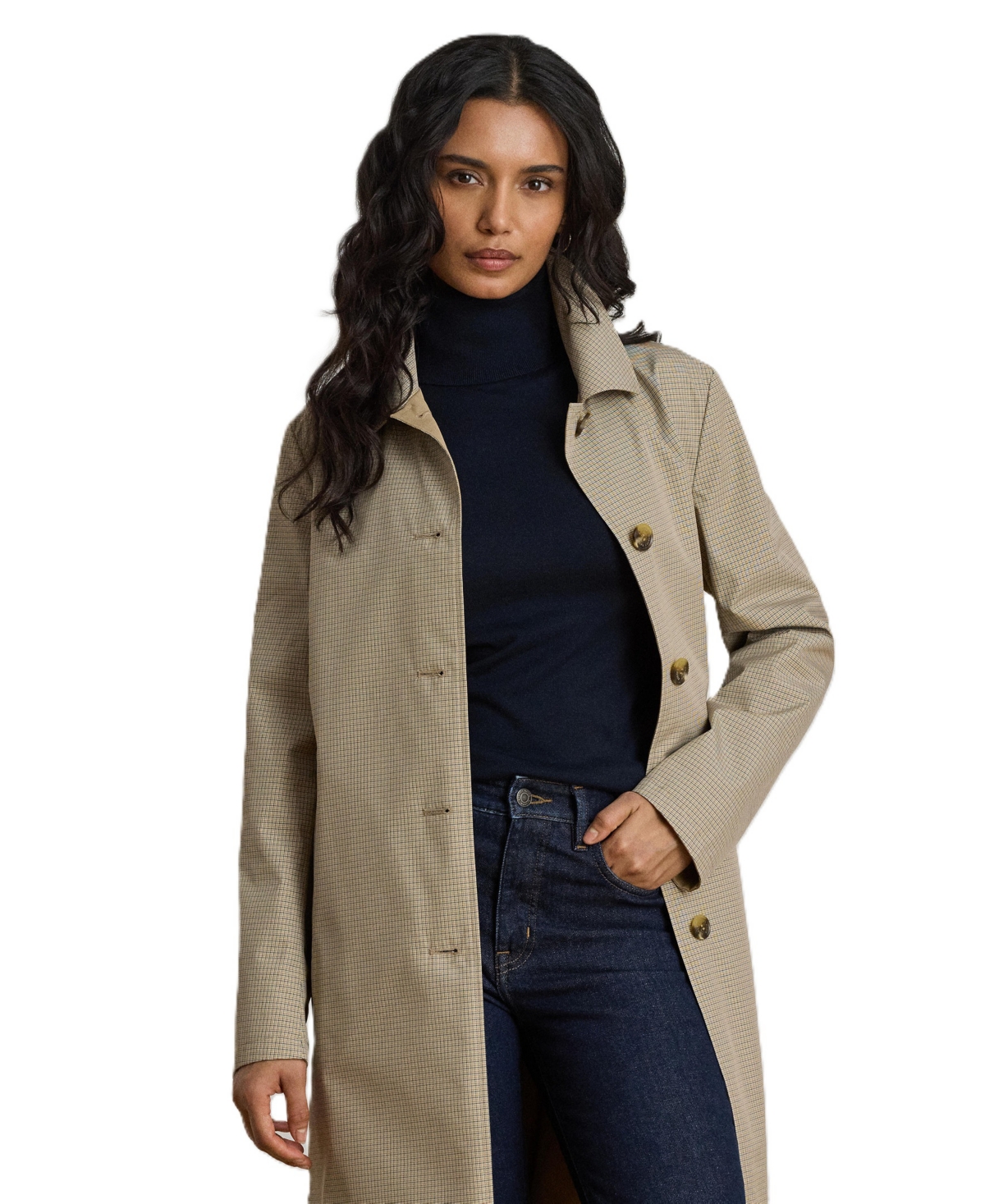 Click here for Lauren Ralph Lauren Womens Reversible Trench Coat... prices