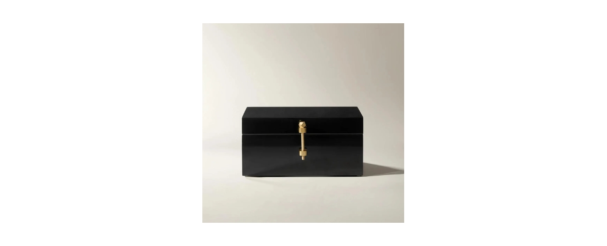 Click here for Z Gallerie Tuxedo Box - Black prices
