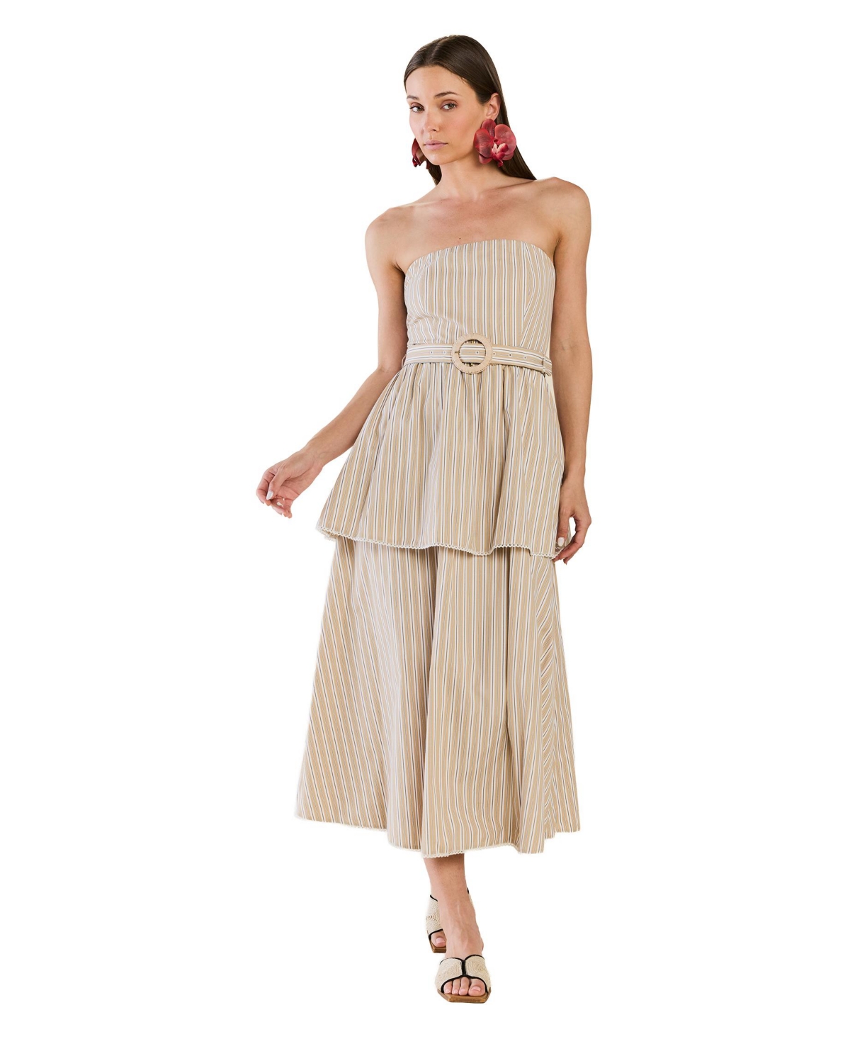 Click here for Eddy Womens Strapless Daisy Dress x Sadie Loving -... prices